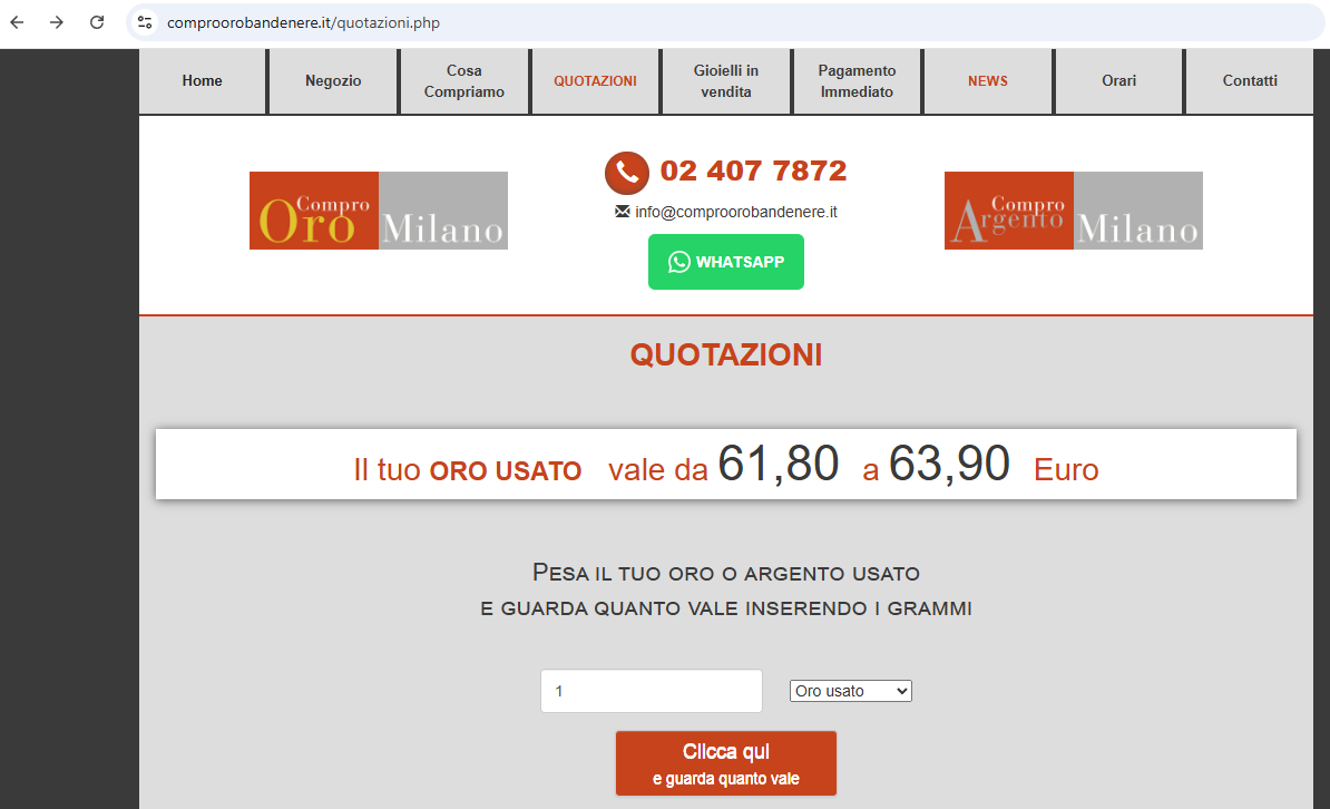 I 10 migliori compro oro a Milano: guida aggiornata con le quotazioni più vantaggiose - Prima ...