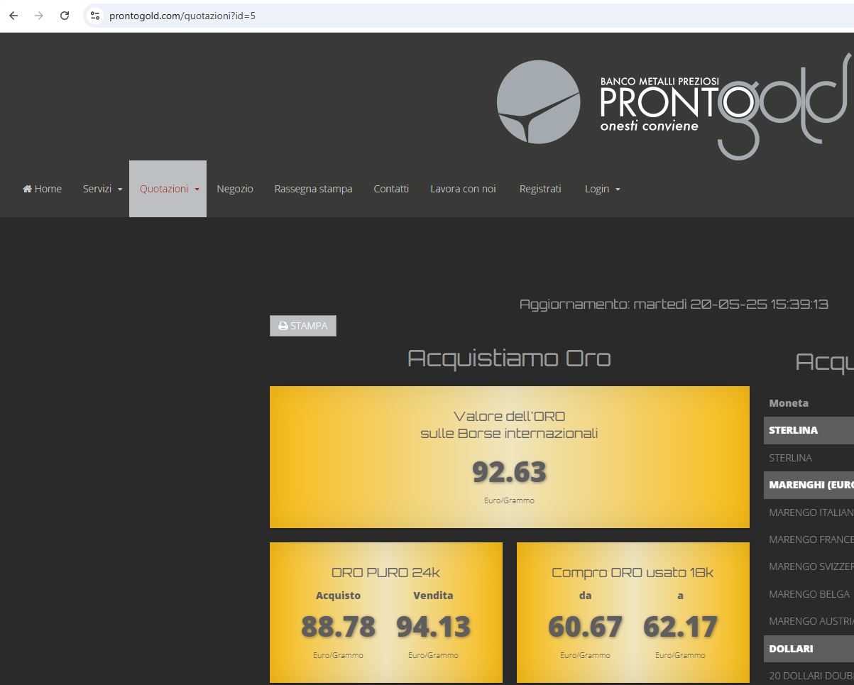 I 10 migliori compro oro a Milano: guida aggiornata con le quotazioni più vantaggiose - Prima ...